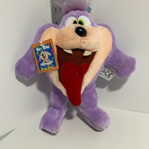 Toys | Vintage 199 Tiny Toons Dizzy Devil 10 Plush Tazmanian Devil Baby ...